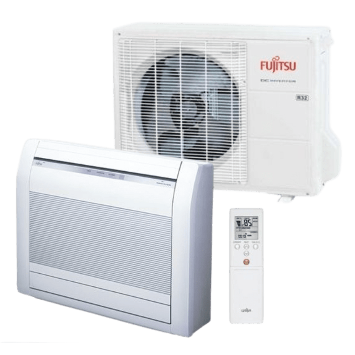 Fujitsu Floor Exclusive 12 Golvmodell luftvärmepump – KlimaTime